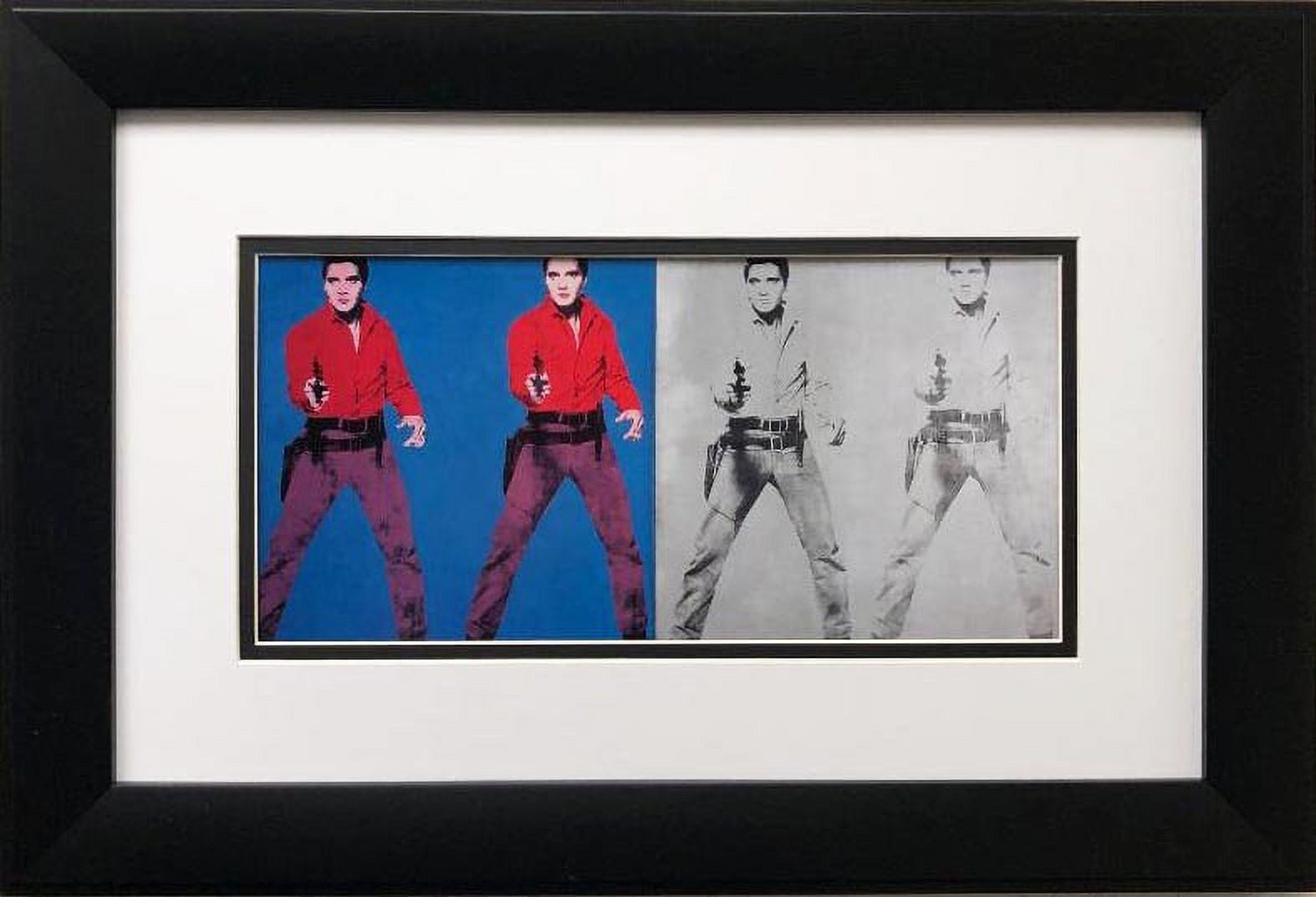 Andy Warhol "Elvis I & Elvis II" CUSTOM FRAMED iconic Pop Art Generic ...