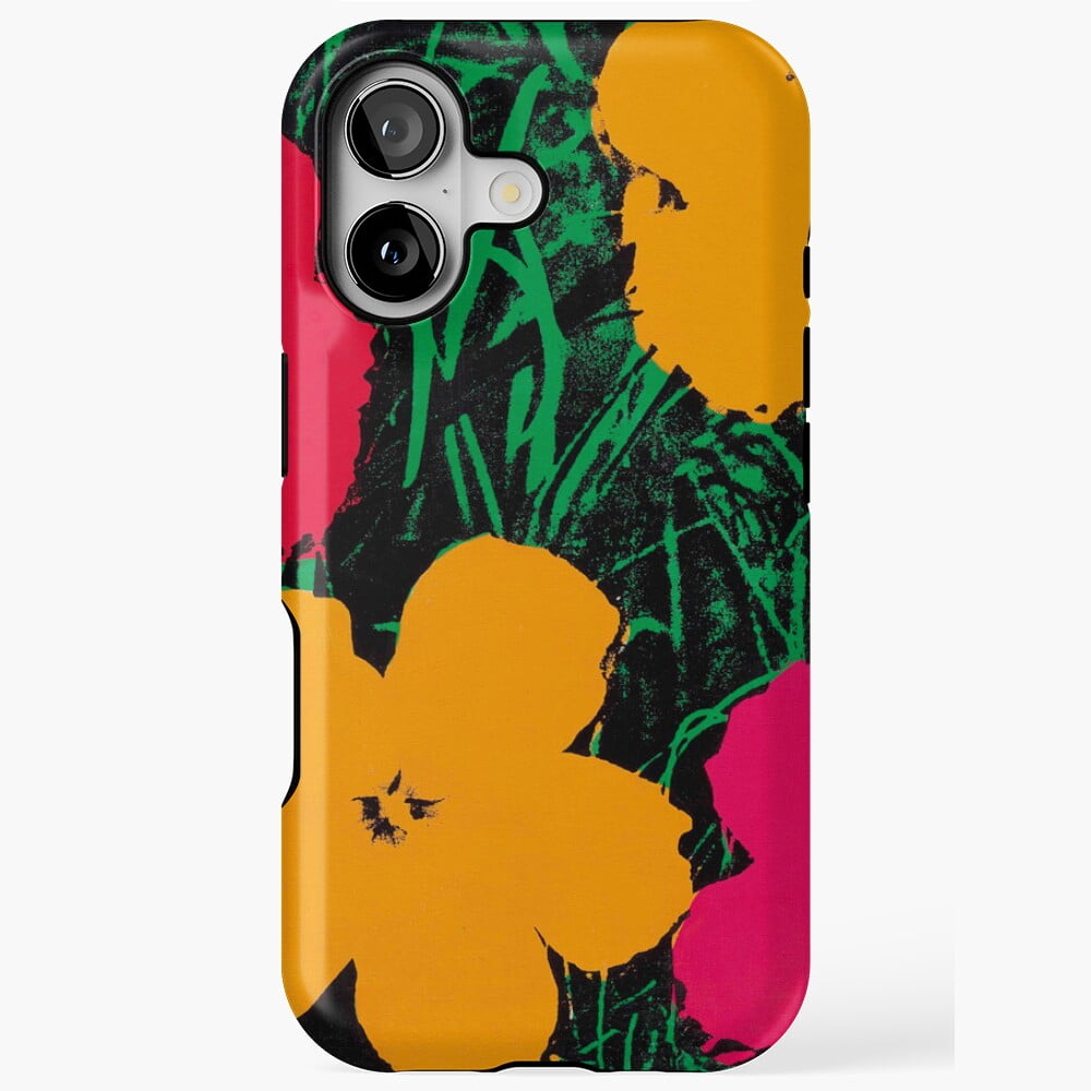 Andy Warhol Flowers Iconic Pop Art Pattern for iPhone 17 to 11 Pro Max ...