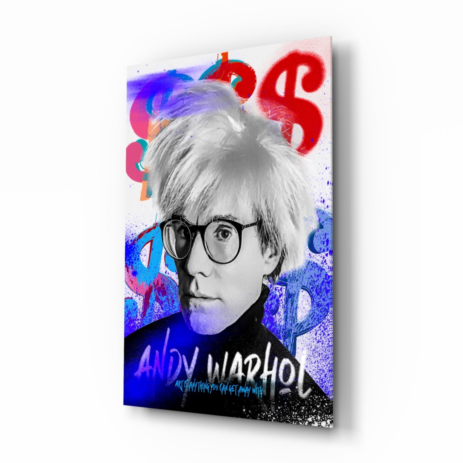 Andy Warhol Glass Wall Art || Designer Collection - Walmart.com