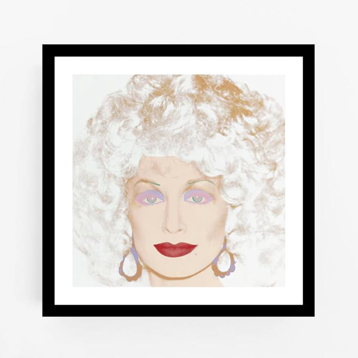 Andy Warhol Gold Fine Art Giclee Country Music, Unframed Canvas ...