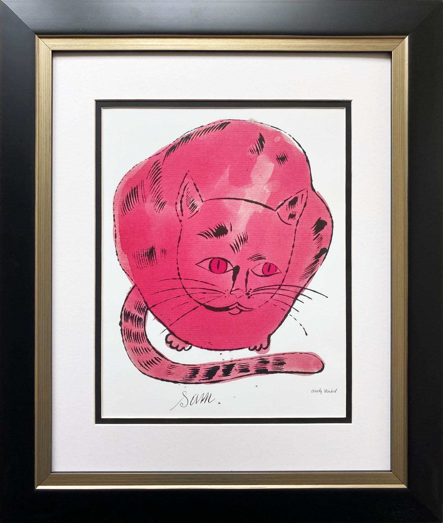 Andy Warhol " Hot Pink Sam " CUSTOM FRAMED Pop Art Generic - Walmart.com