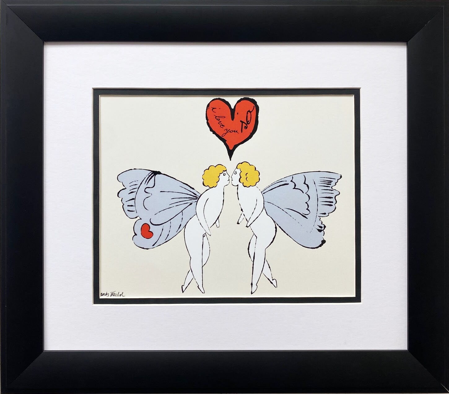 Andy Warhol "I Love you So (Angel)" NEWLY CUSTOM FRAMED Pop Art Generic ...