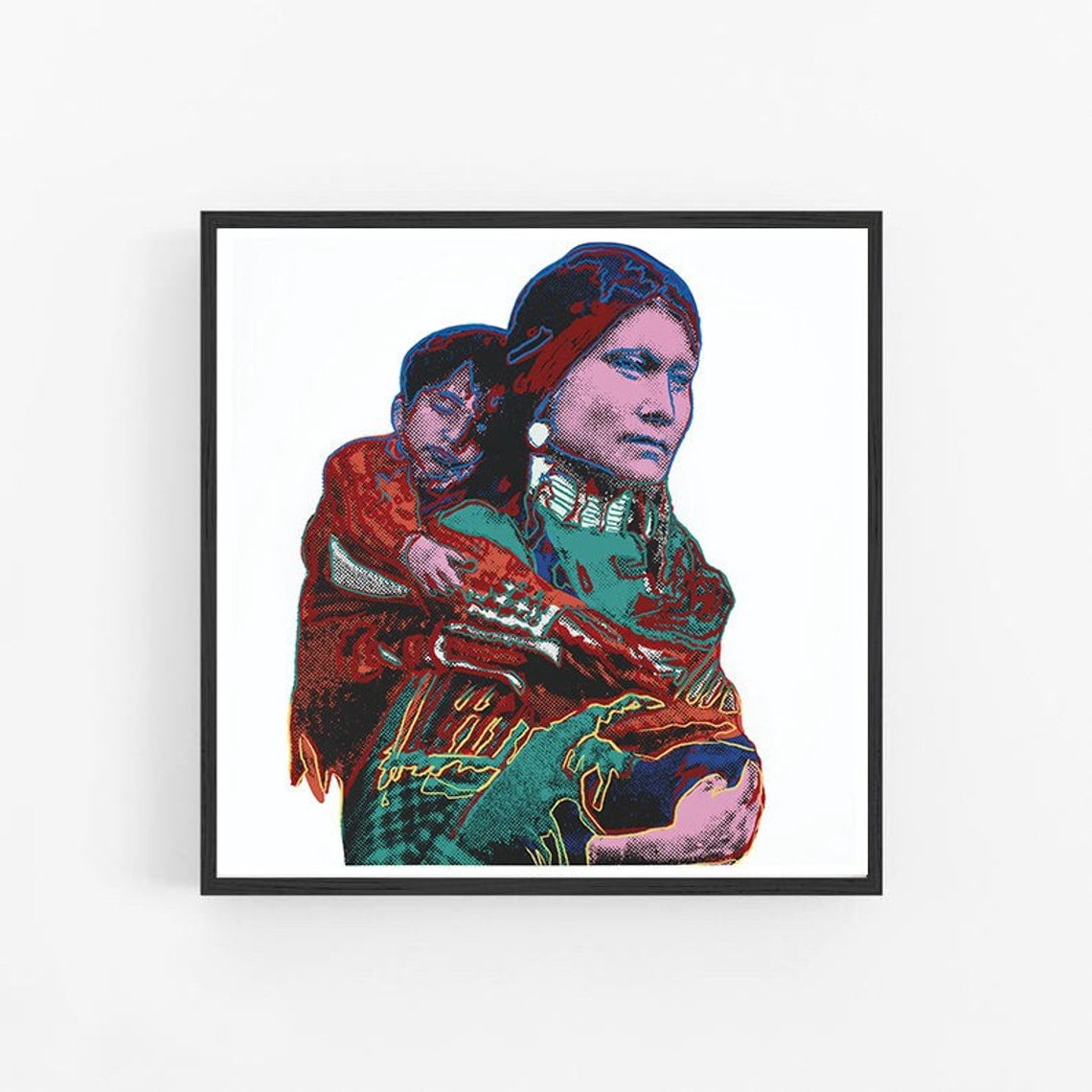 Andy Warhol Mother and Child Cowboys and Indians Portfolio Giclee ...