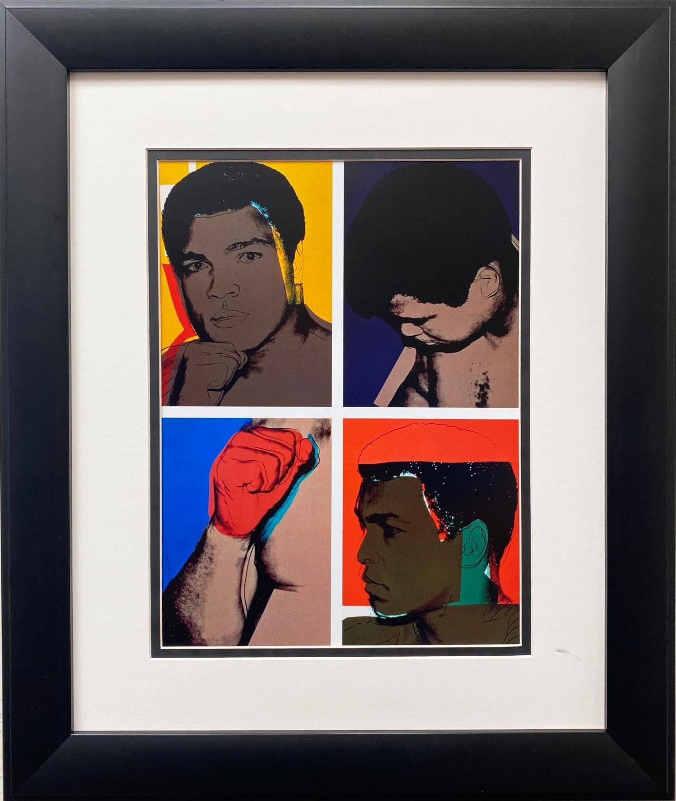 Andy Warhol "Muhammad Ali" 1978 CUSTOM FRAMED Pop Art Generic - Walmart.com