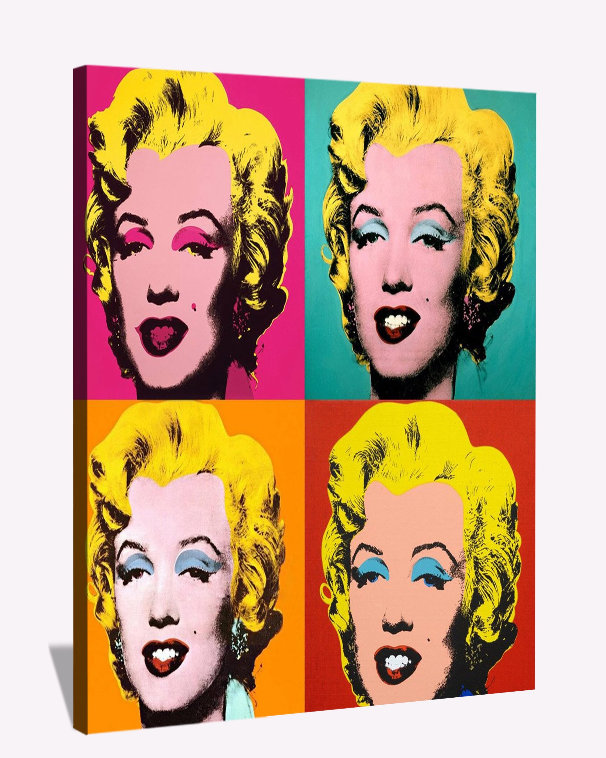 Andy Warhol Paintings Warhol Pop Art Monroe Framed Wall Art For Bedroom ...