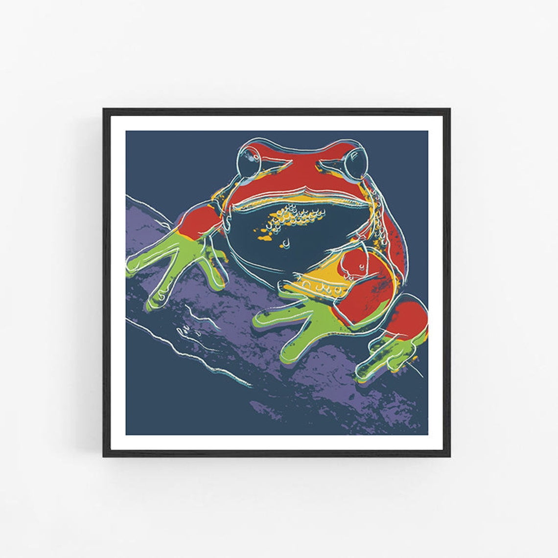 Andy Warhol Pine Barrens Tree Frog Endangered Species Portfolio Giclee ...