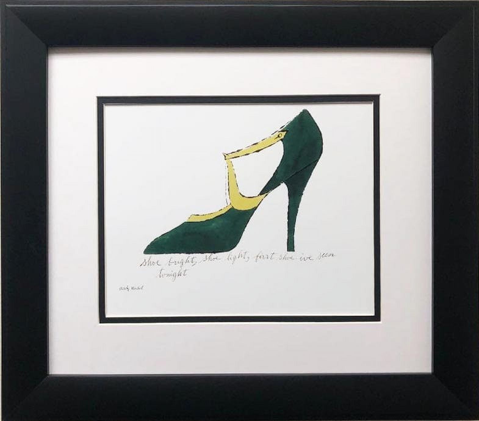 Andy Warhol "Shoe Bright, Shoe Light First..." CUSTOM FRAMED Pop Art ...