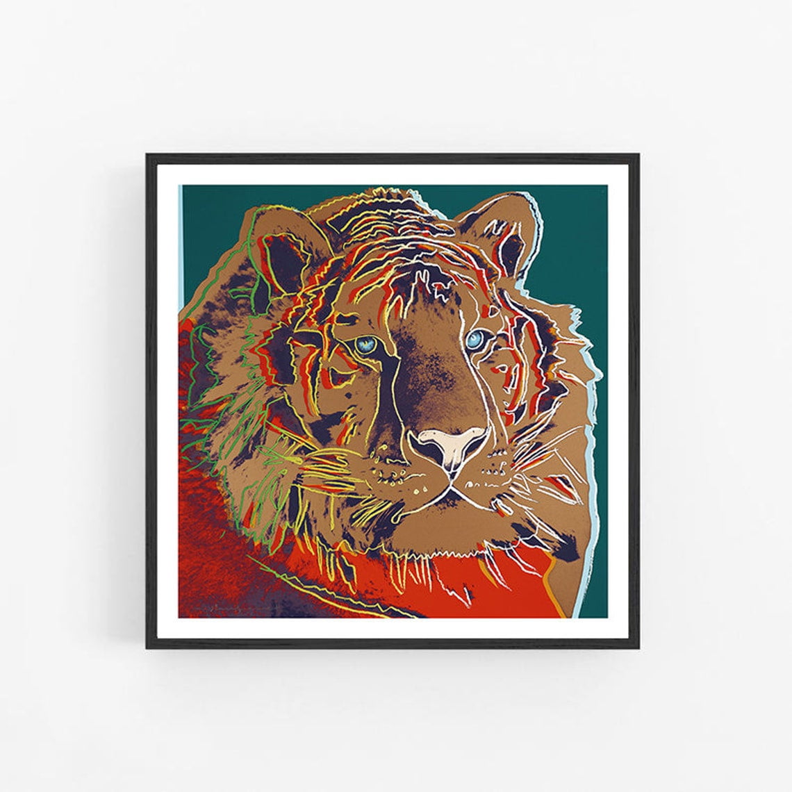 Andy Warhol Siberian Tiger Endangered Species Portfolio Giclee Animal ...