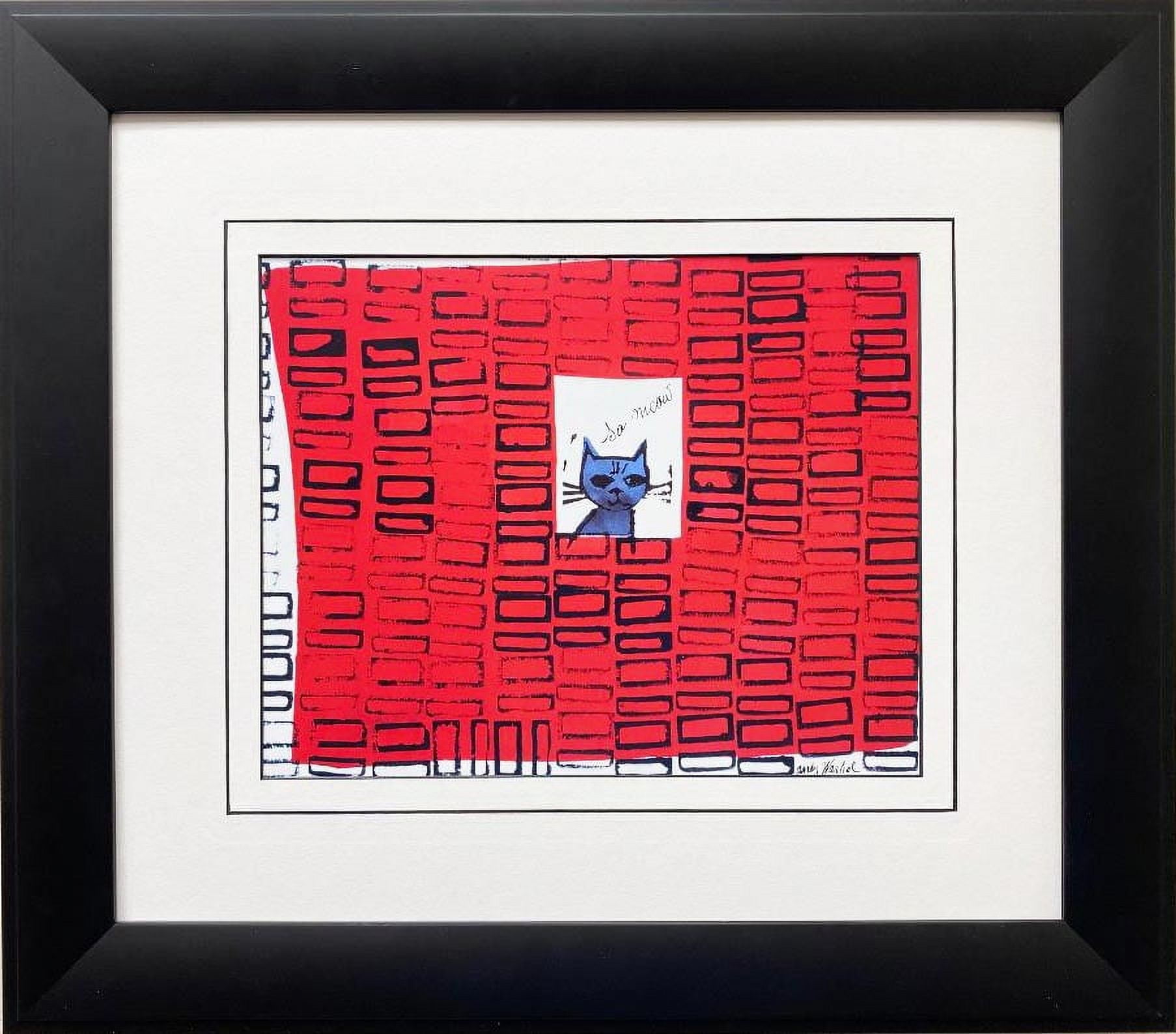 Andy Warhol "So Meow" 1958 CUSTOM FRAMED Pop Art Lithograph Generic ...