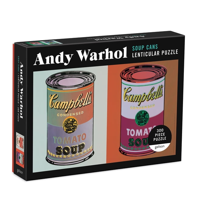 Andy Warhol Soup Cans 300 Piece Lenticular Puzzle - Walmart.com