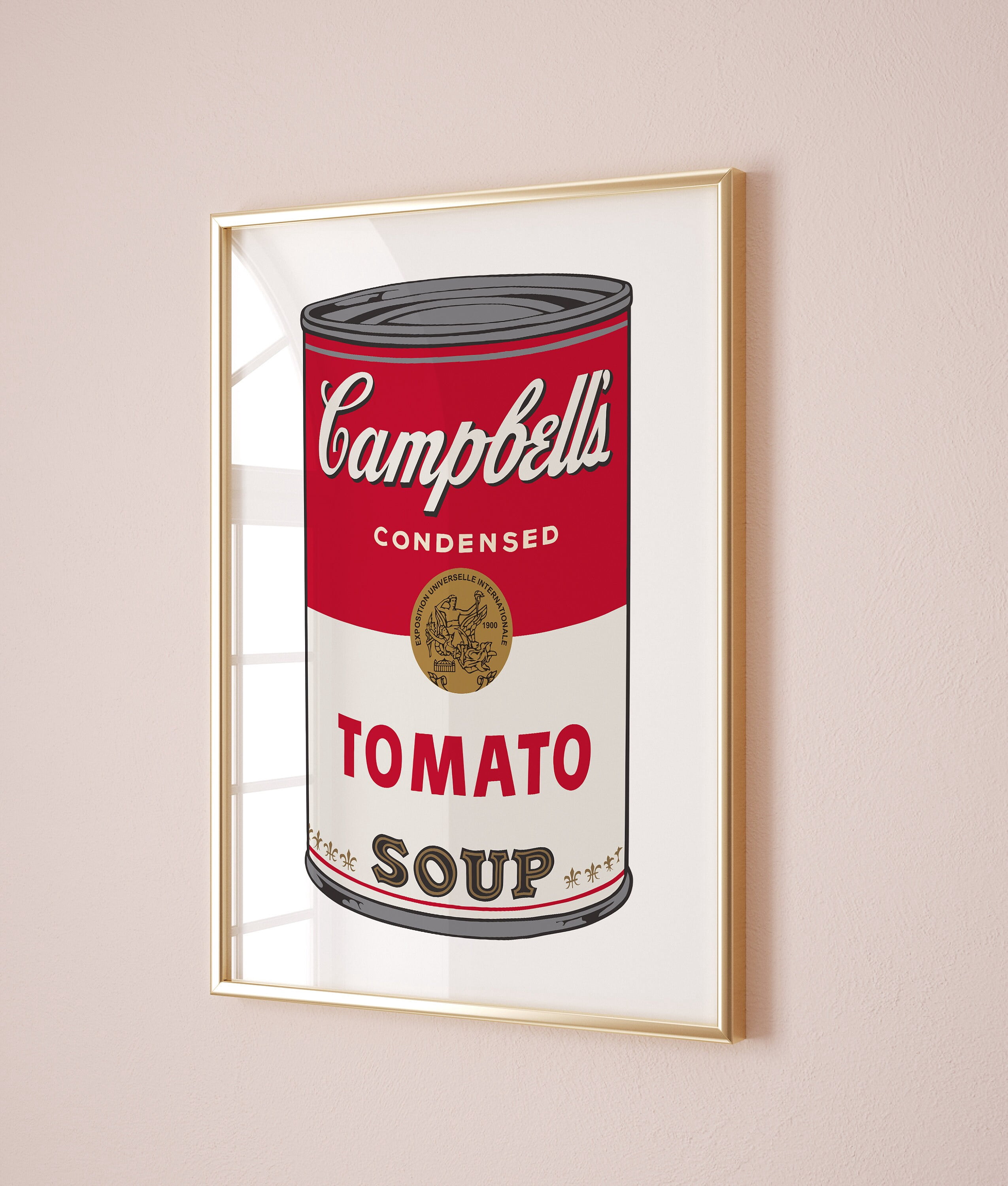 Andy Warhol Tomato Soup Pop Art Poster Andy Warhol Tomato Soup Print ...