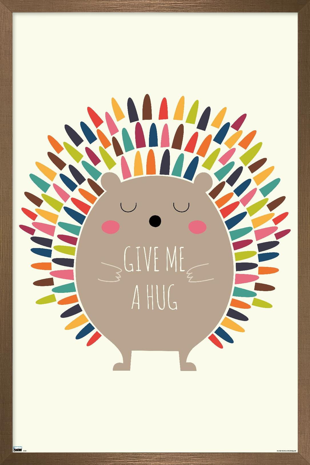 Andy Westface - Porcupine Give Me A Hug Wall Poster, 14.725" x 22.375 ...