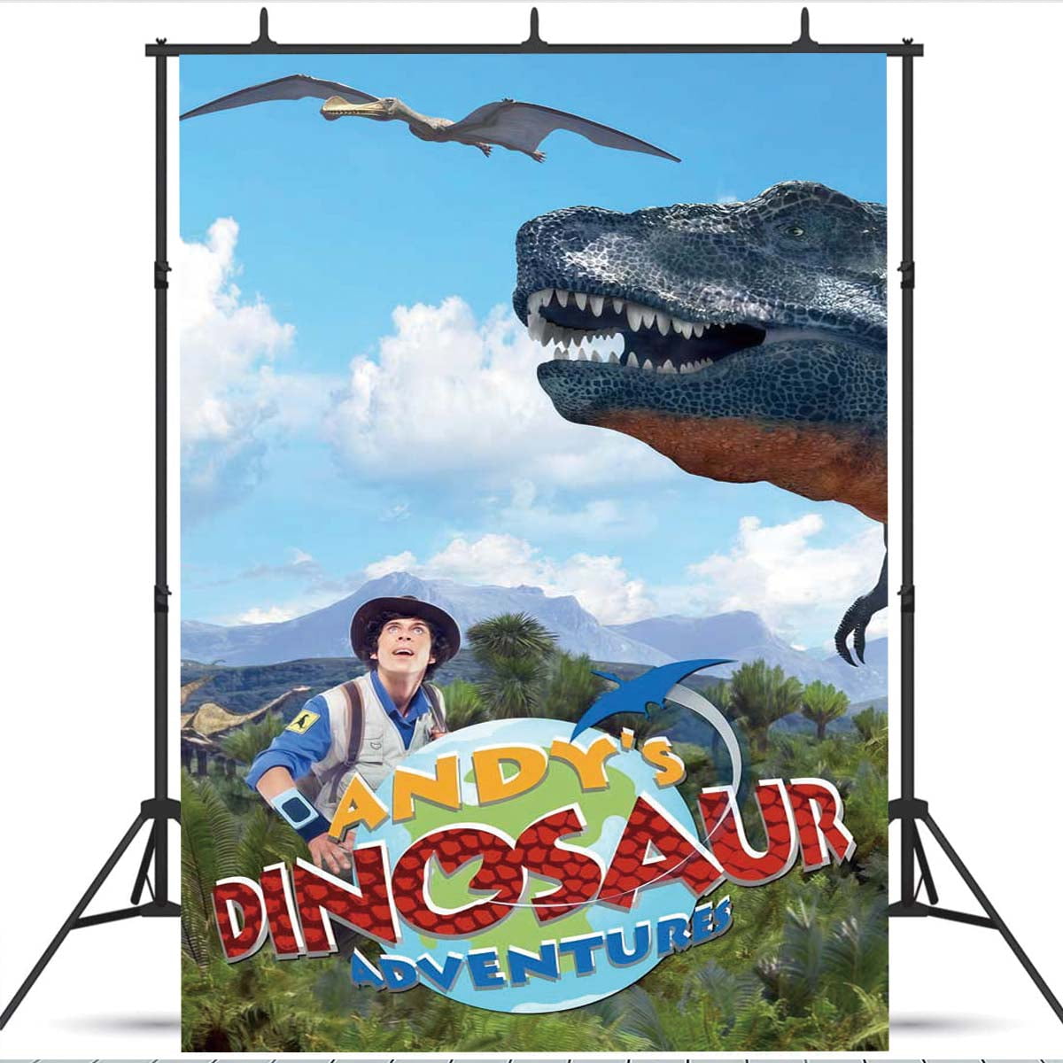 Andy's Dinosaur Adventure school Backdrop Taspestry Wall Decor Banner ...