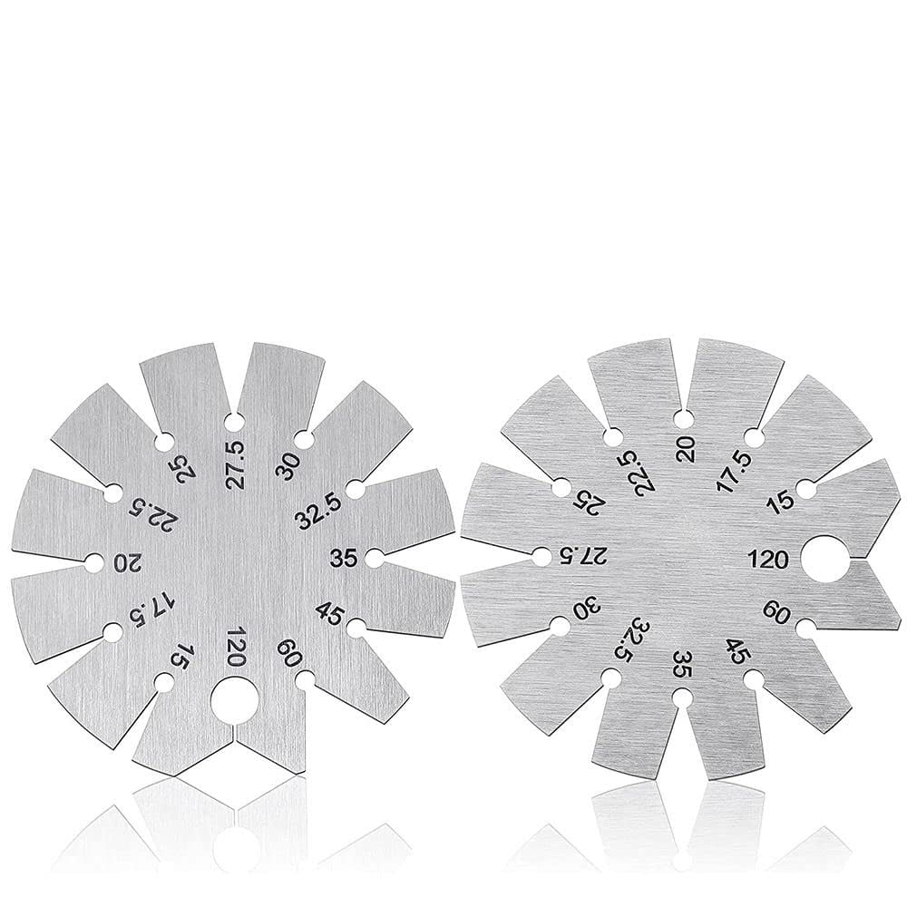 Andy's Orchids 2Pcs Bevel Gauge Axe Angle Gauge, Angle Protractor ...