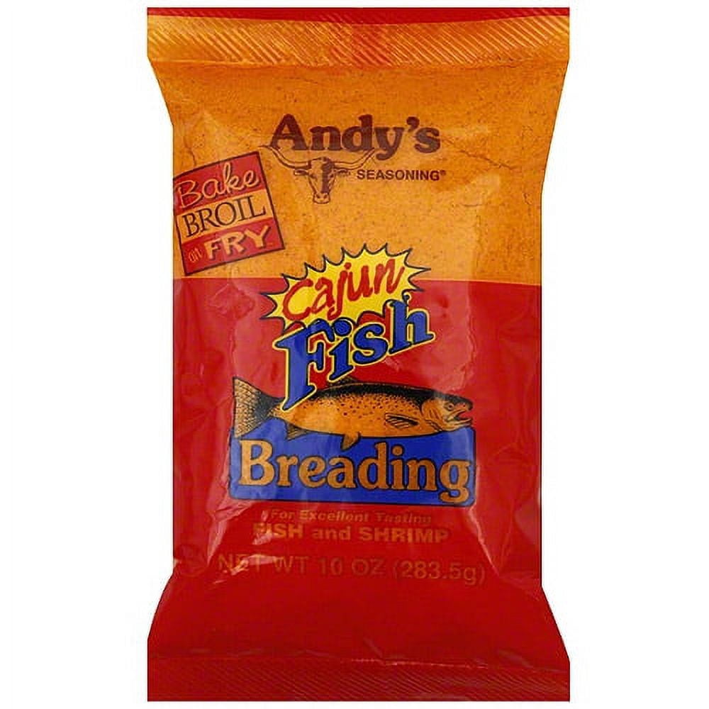Andy's Seasoning Cajun Breading, 10 oz (Pack of 6) - Walmart Business ...