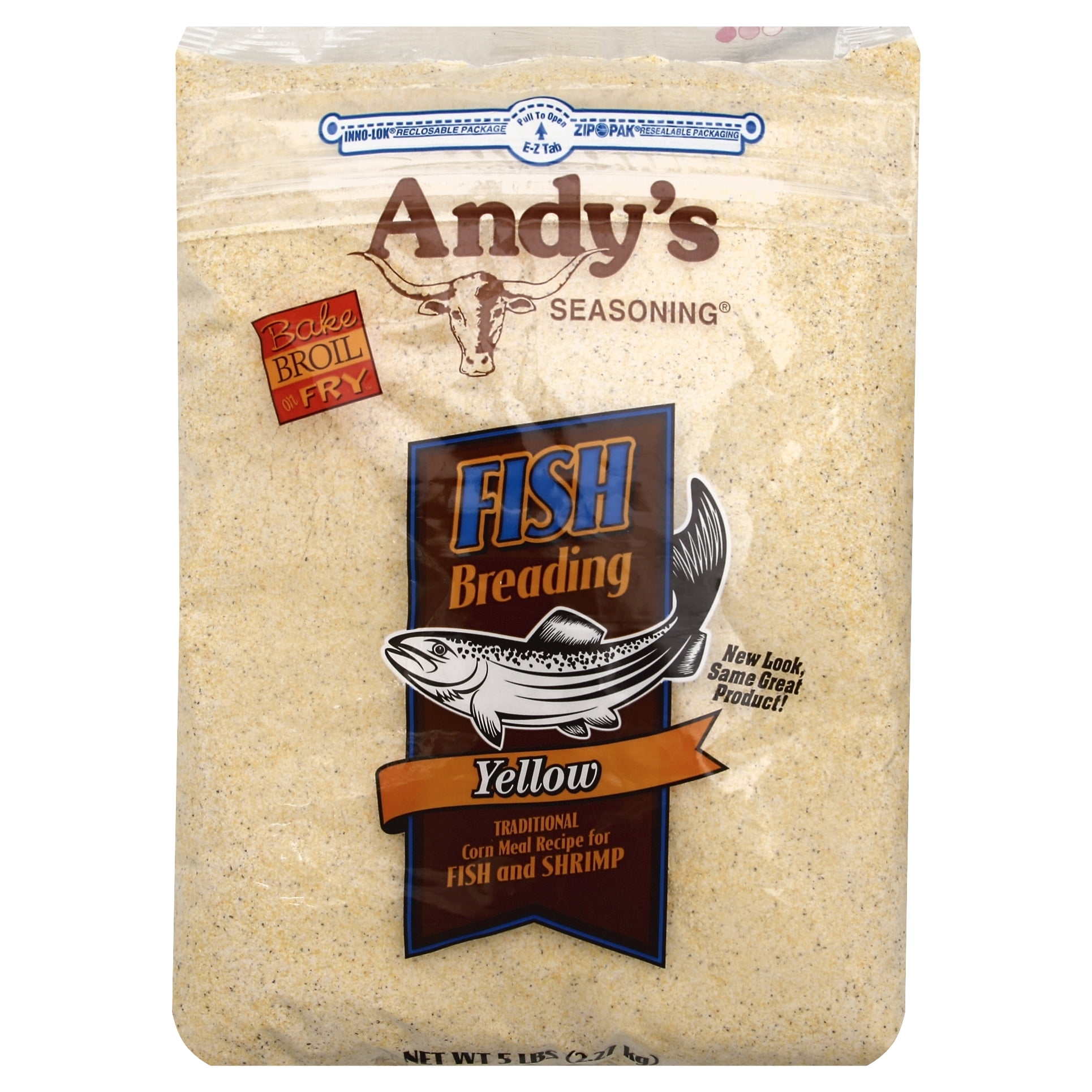 Andy's Yellow Fish Seasoning 5 lb (Pack Of 6) - Walmart.com