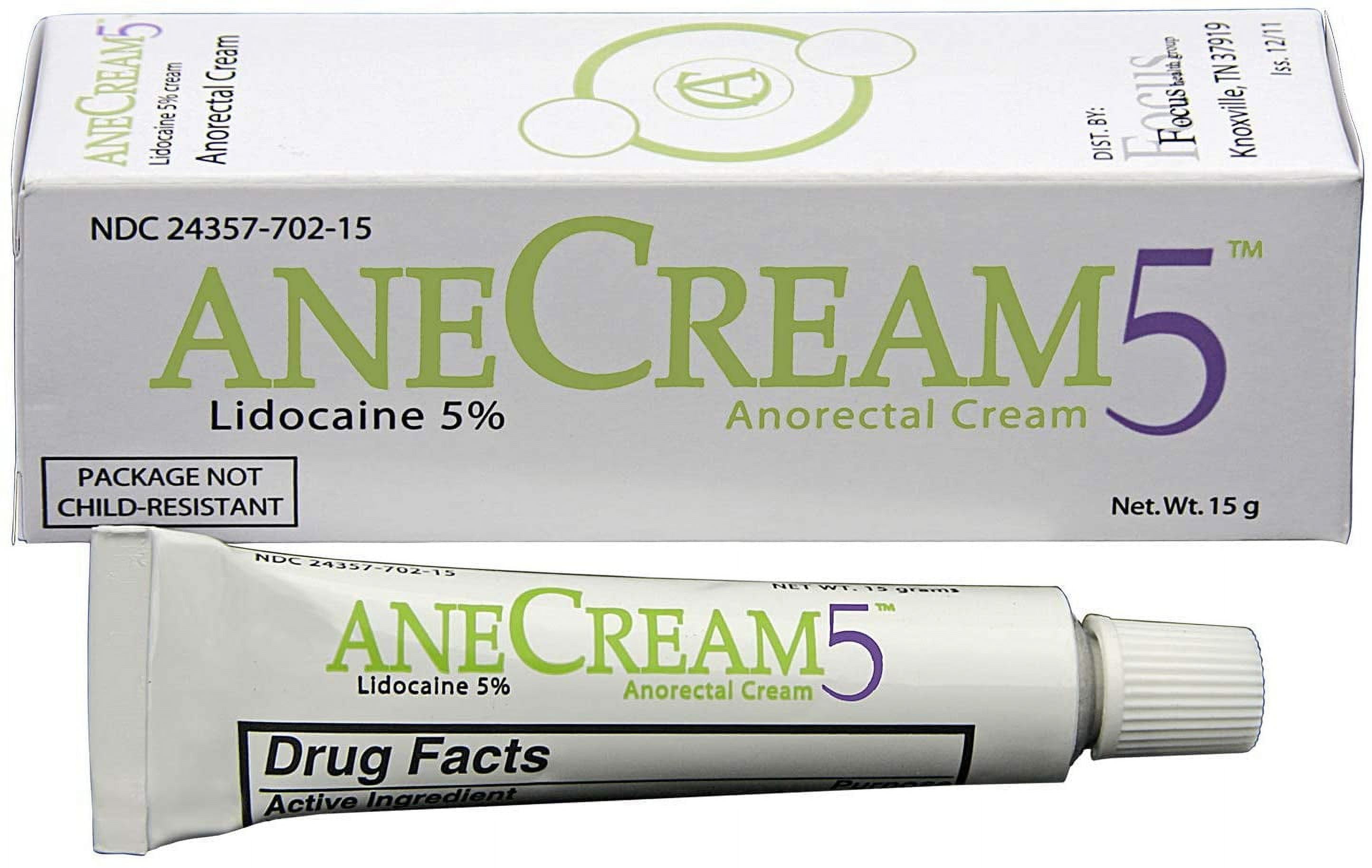 AneCream5 Anorectal Cream, 15 g - Walmart.com