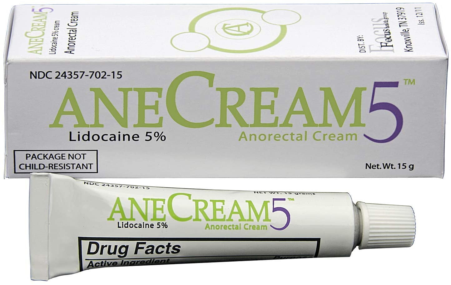 AneCream5 Anorectal Cream, 15 g HSA/FSA Eligible - Walmart.com