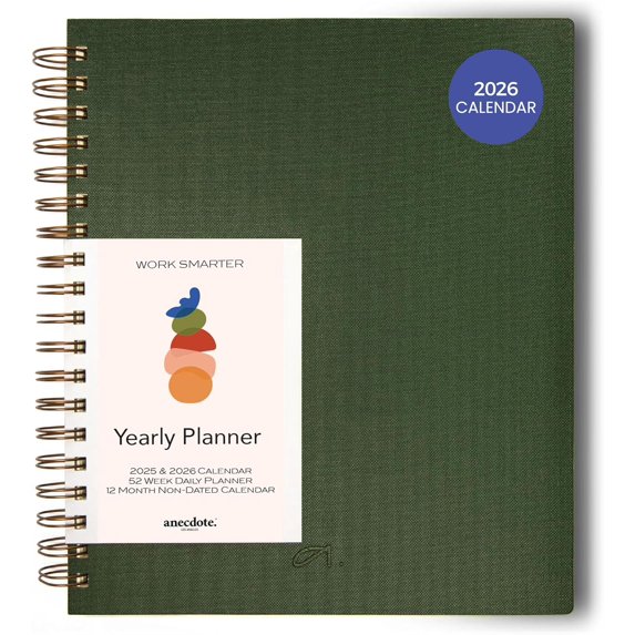 Anecdote 2026 Planner (8.5" x 10") Daily Planner Weekly Monthly Planner ...
