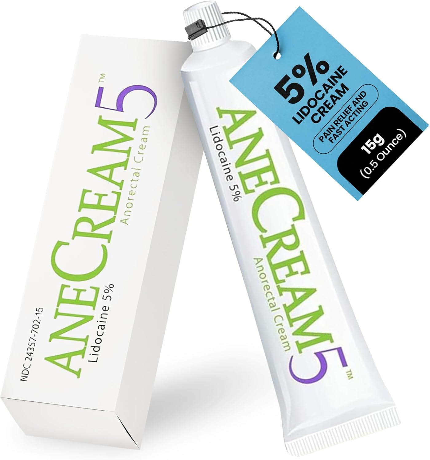 Anecream Lidocaine 5% Anorectal 15 Gm Cream, 1 Ea, 6 Pack - Walmart.com