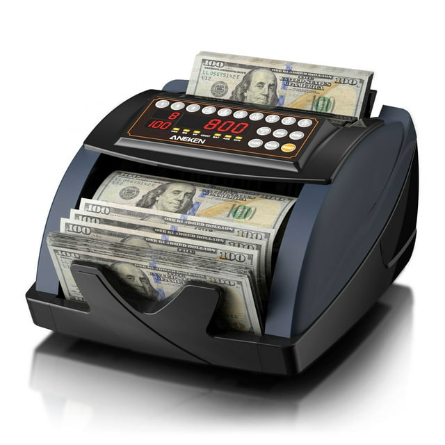 Free Shipping! Aneken Money Counter Machine, Bill Denomination Count ...