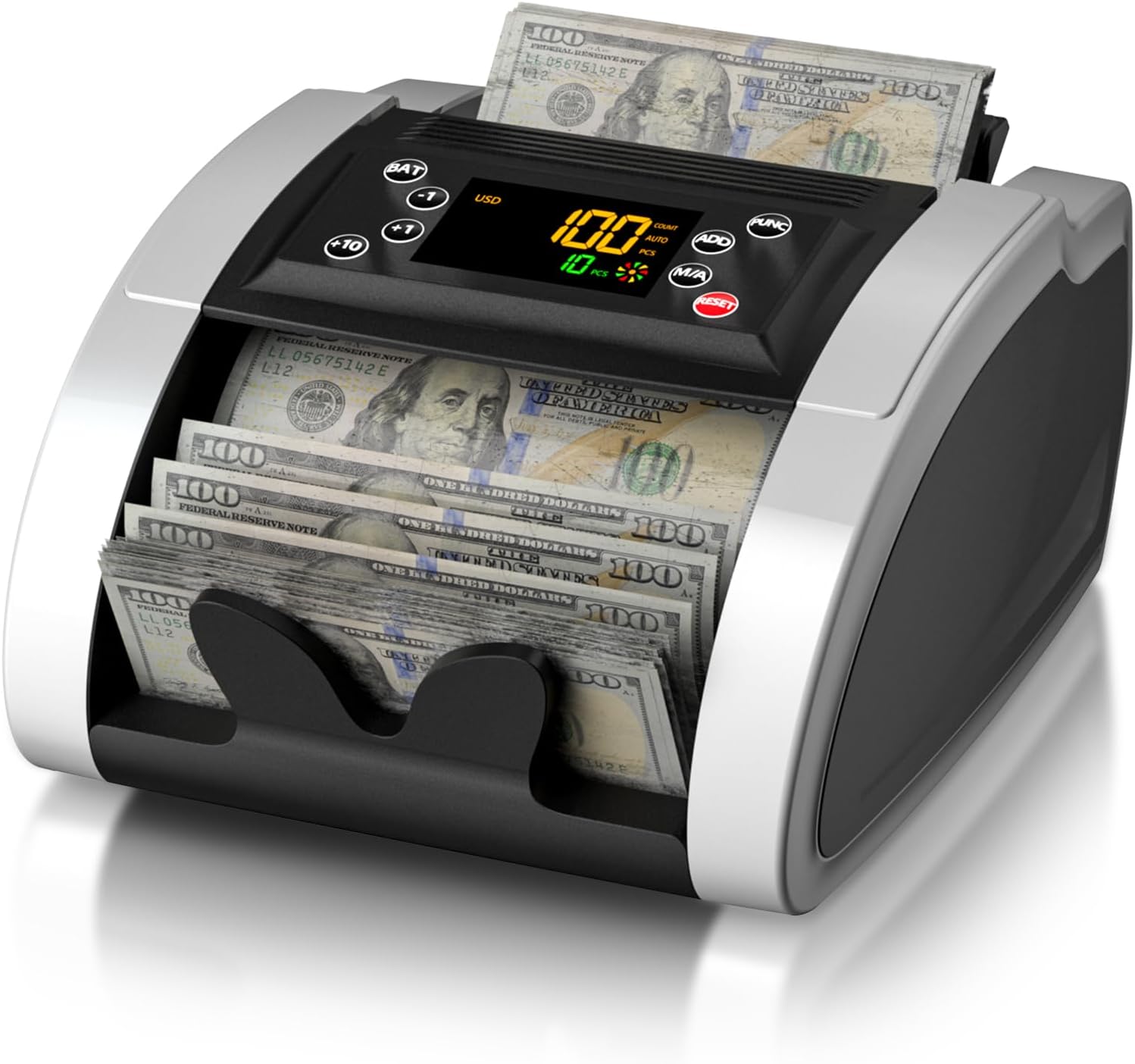 Safescan 2850 - Multilingual banknote counter for sorted banknotes with ...