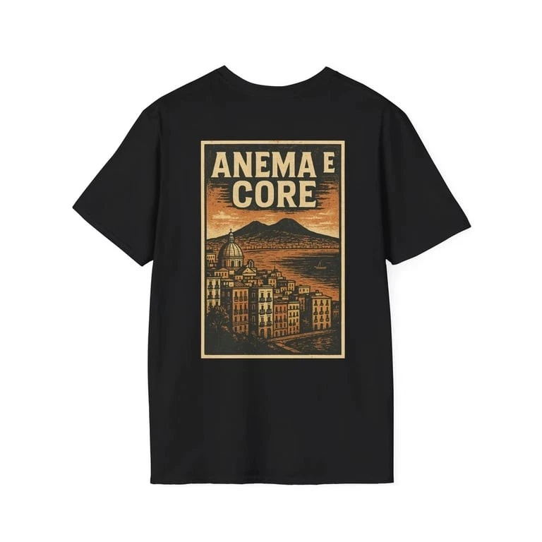 Anema e Core Partenope Edition Napoli Pride 2025 Fan Graphic T-Shirt ...
