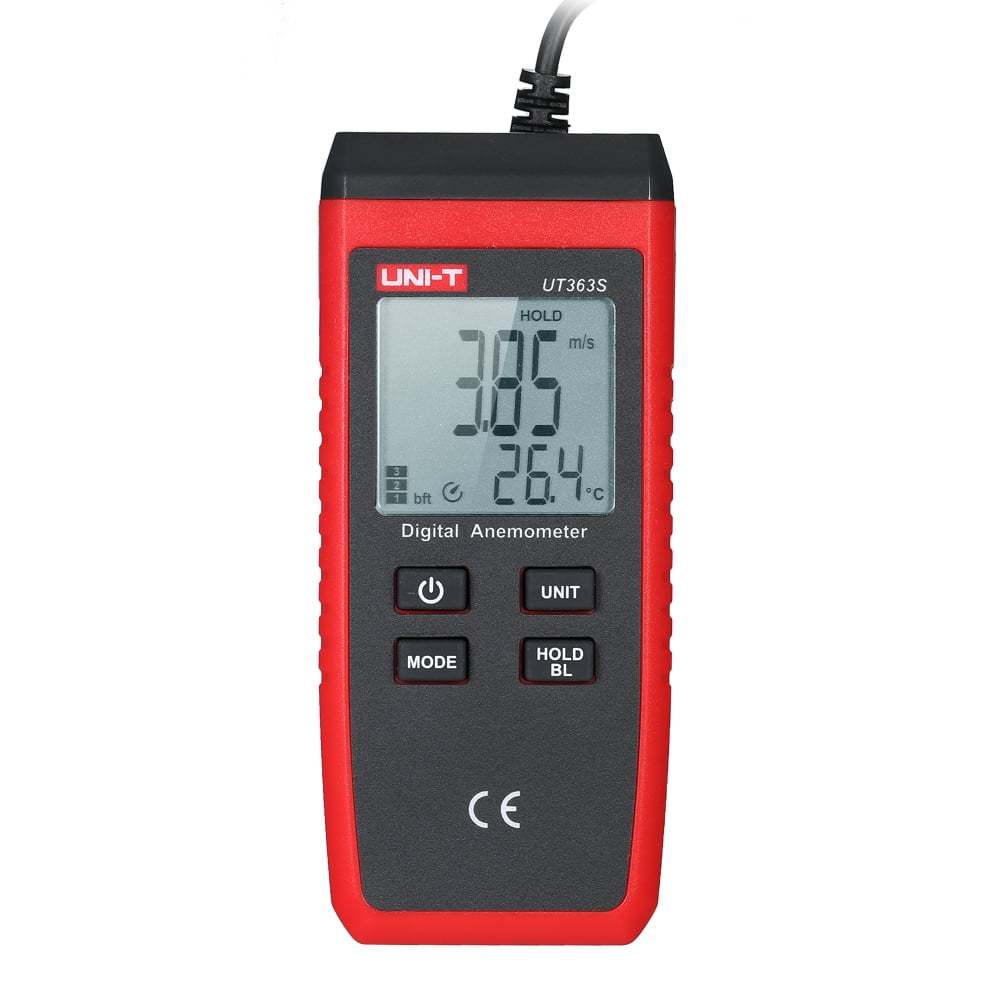 Anemometer,Lcd Anemometer Handheld Ut363s Lcd Anemometer Velocity ...