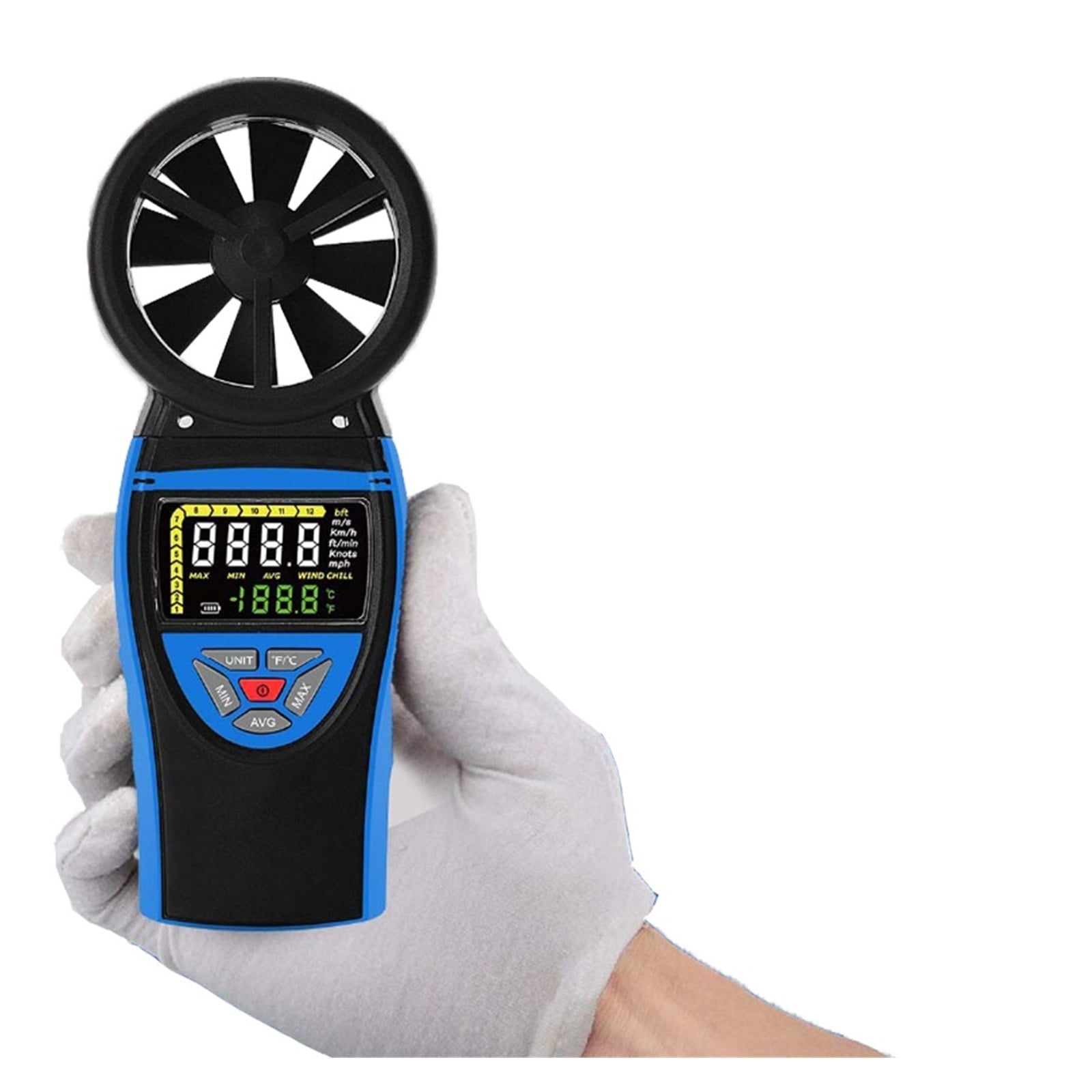 Anemometer,Wind Speed Measurement,Lcd Back-Light,Altitude Measurement ...