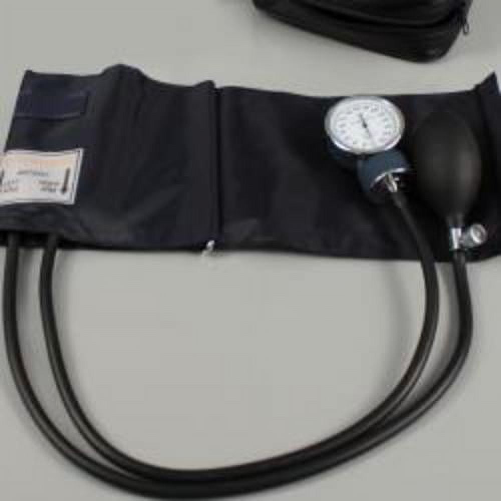 Aneroid Sphygmomanometer Palm Style Hand Held 2-Tube Large Adult Size ...