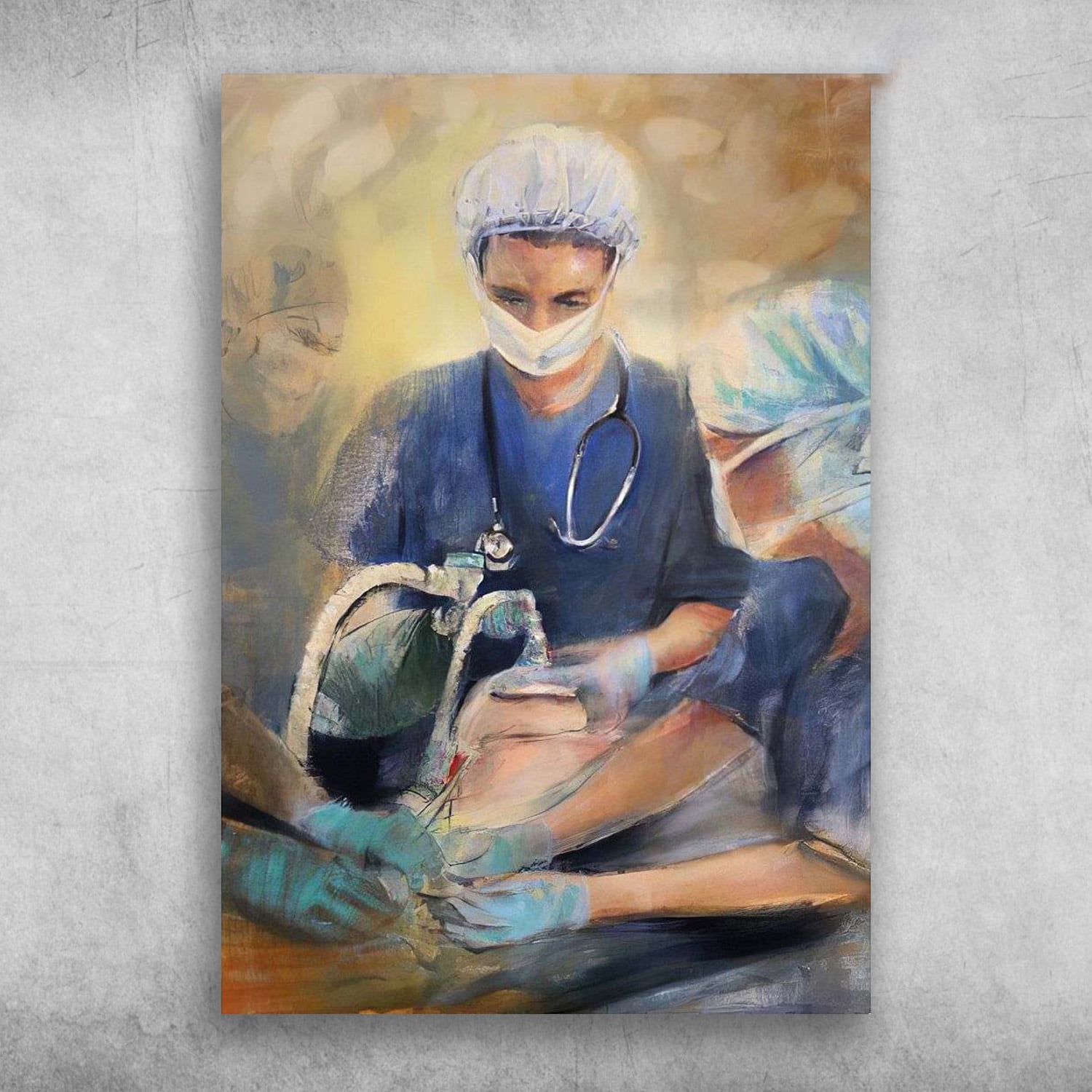 Anesthesiologist Doctor - Anesthesiologist Anesthesia 16 x 24 Inch ...