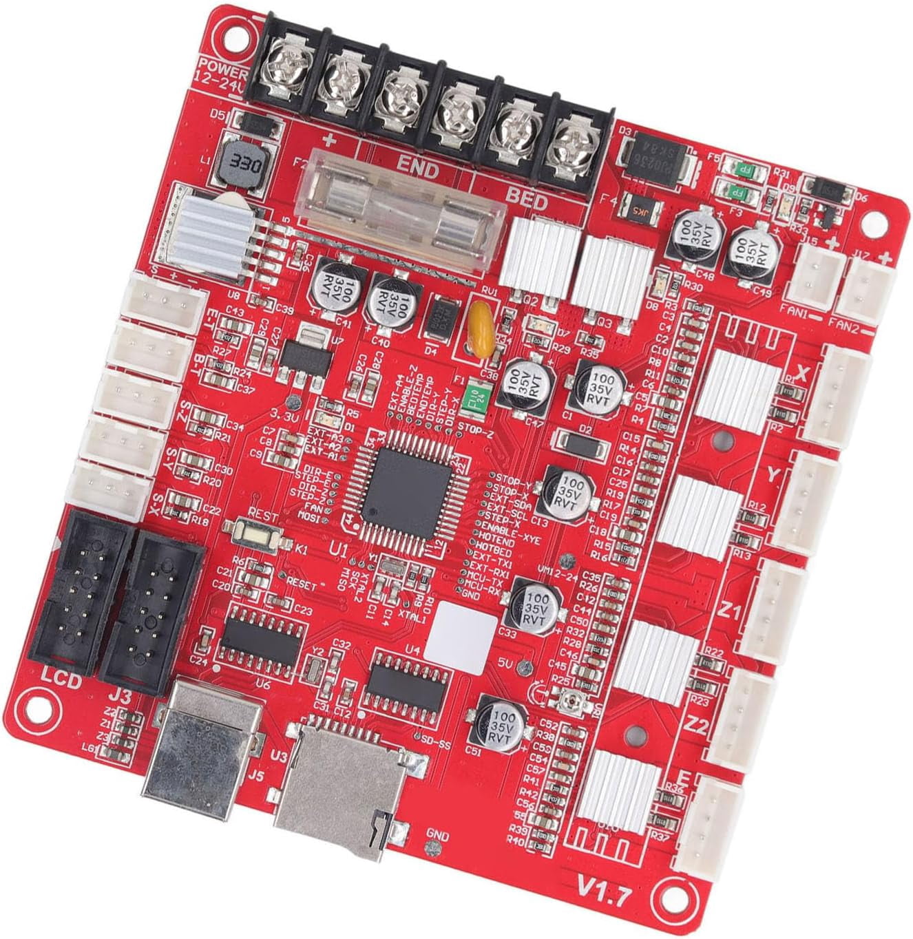 Anet A8 Plus 3D Printer Motherboard Replacement, Integrated Main Board ...