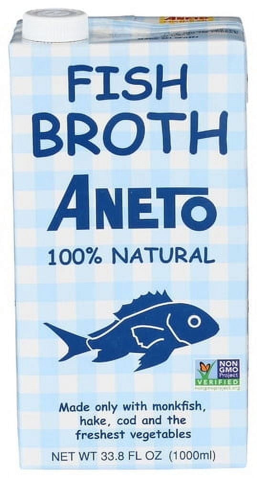 Aneto Fish Broth 1 L (Pack Of 6) - Walmart.com