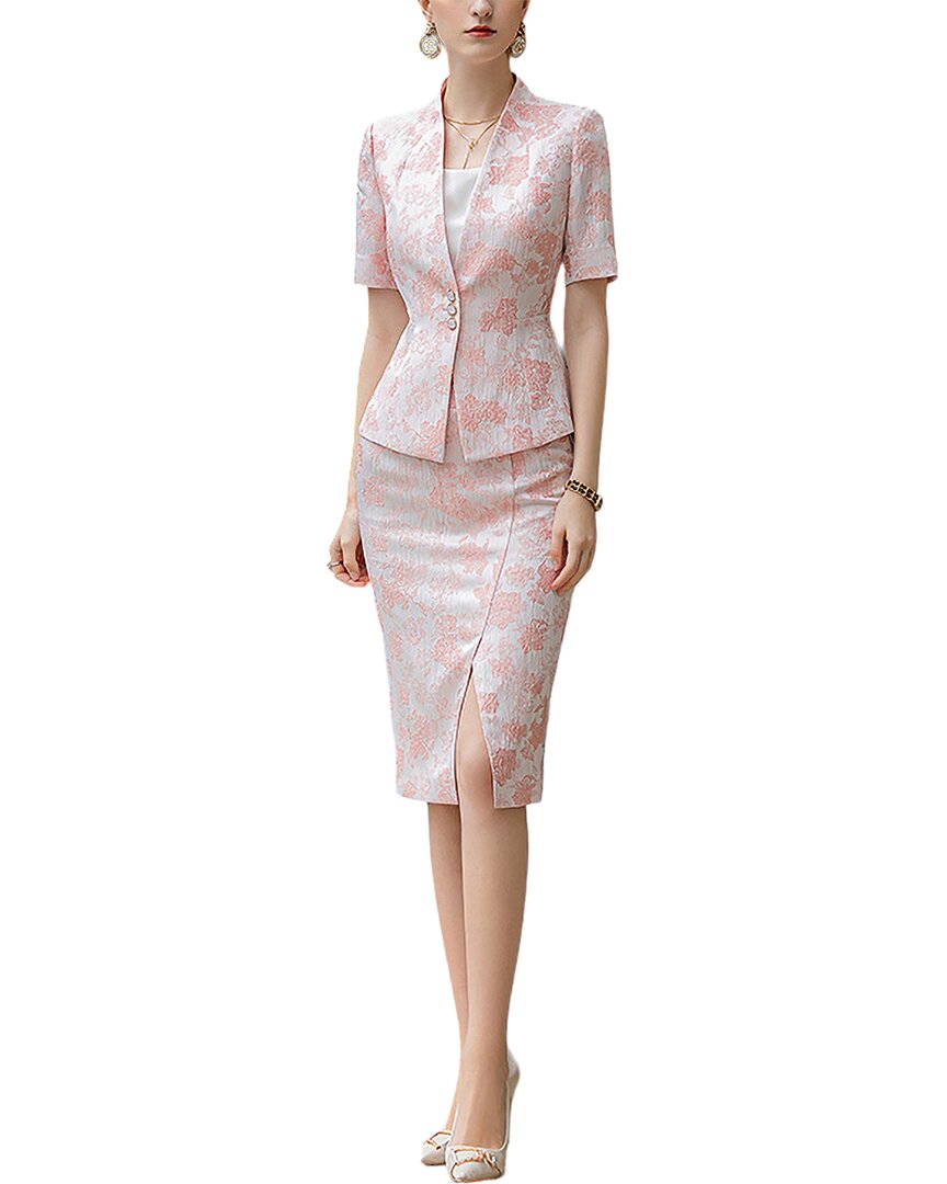 Anette Womens 2pc Blazer And Skirt Set 10
