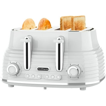 WHALL® Electric Touchscreen Toaster - 4 Slice Stainless Steel Toaster ...