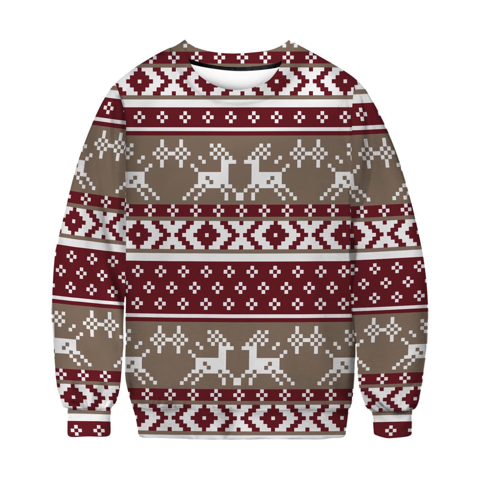 Angala A 3D Printed Round Neck Christmas Hoodie With A Round Neck And ...