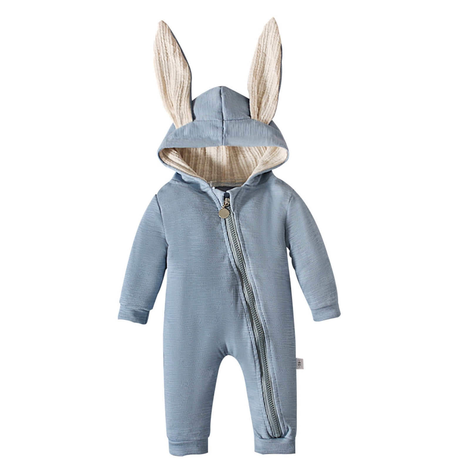 Angala Animal Bunny Baby Easter Romper Long Ear Rabbit Hoodie Romper ...
