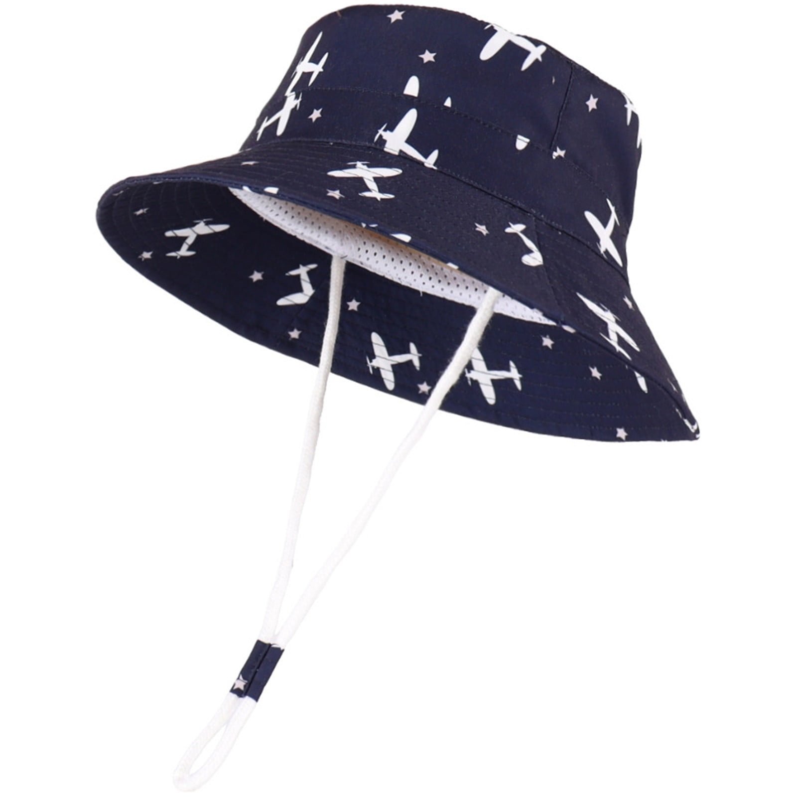 Angala Baby Girl Sun Hat With UPF 50+ Outdoor Adjustable Toddler Beach Hat With Wide Brim Bucket ...