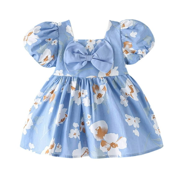 Angala Baby & Toddler Girls' Print Princess Dress With Ruffled Hem ...