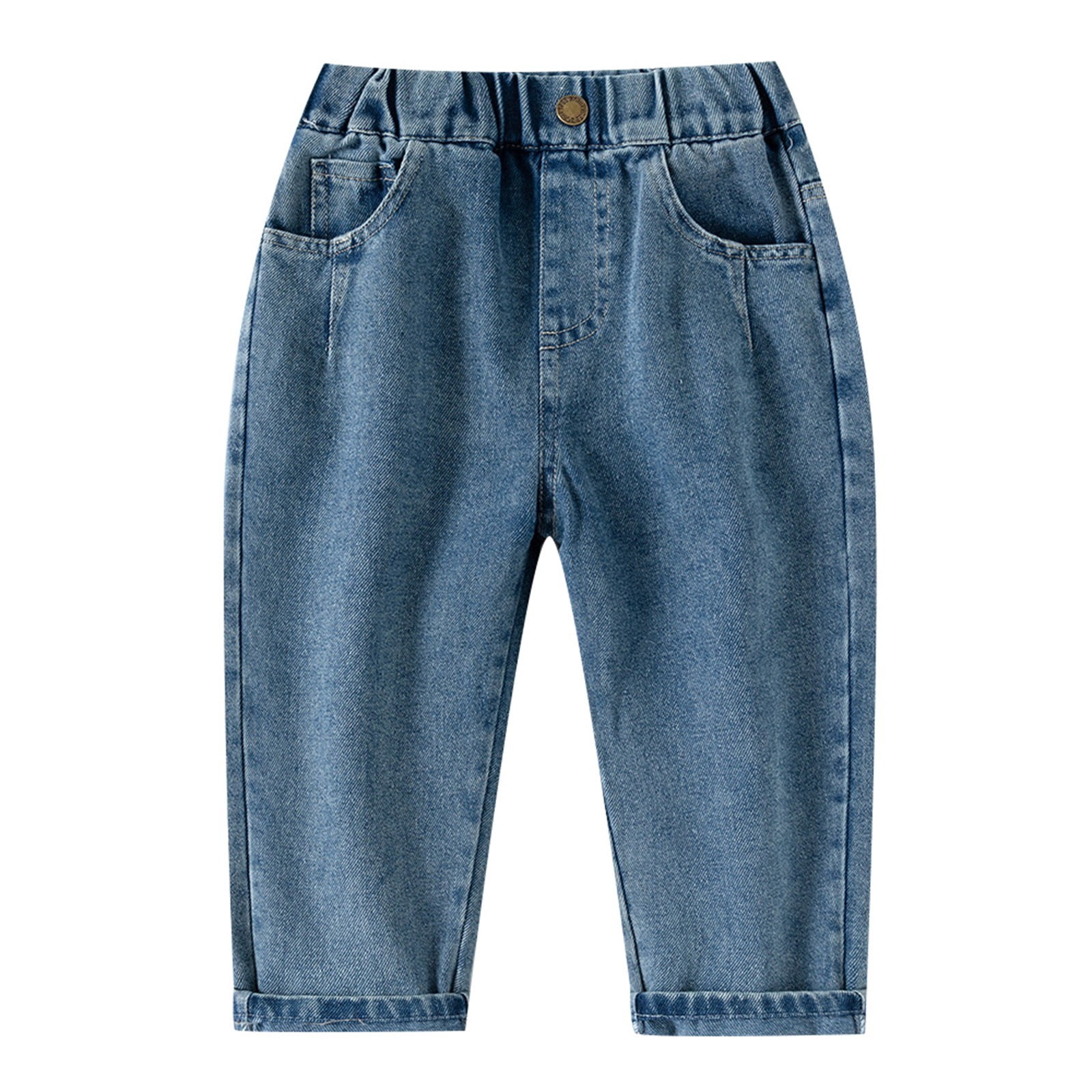 Angala Boys Stretch Denim Pants For Kids Comfortable Casual Loose Fit ...