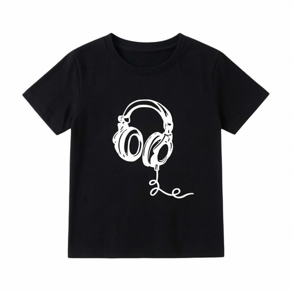 Angala Boys T Shirts Summer Short Sleeve Shirts Crew Neck Graphic Print ...