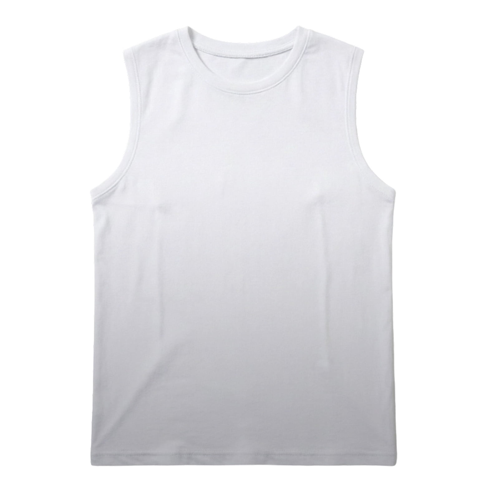 Angala Boys T Shirts Summer Sleeveless Vest Crew Neck Solid Quick Dry ...