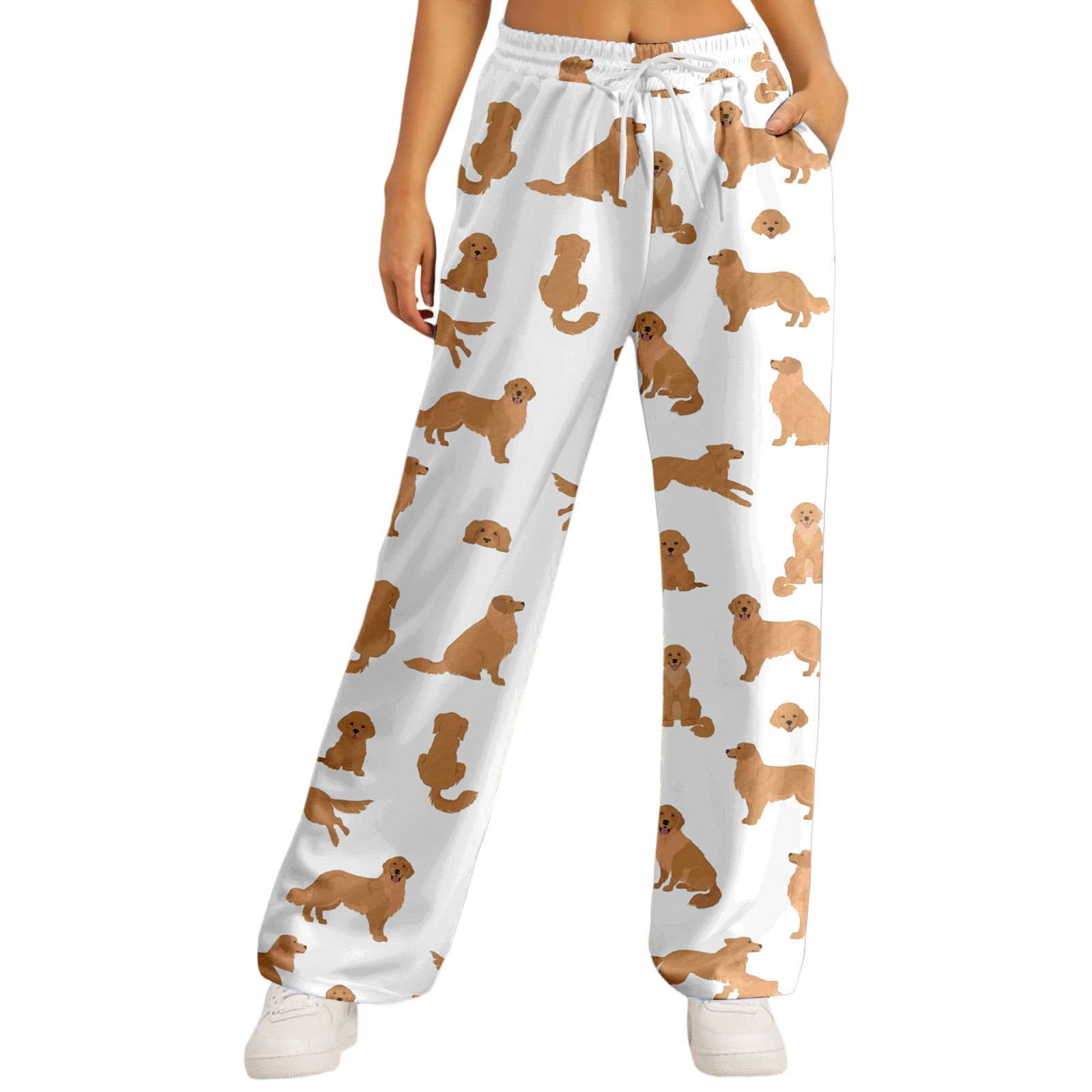 Angala Casual Everyday Fashion Trousers Comfortable All Over Print ...
