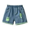 Angala Child Boys Girls Casual Denim Shorts Summer Holiday Shorts Cozy ...