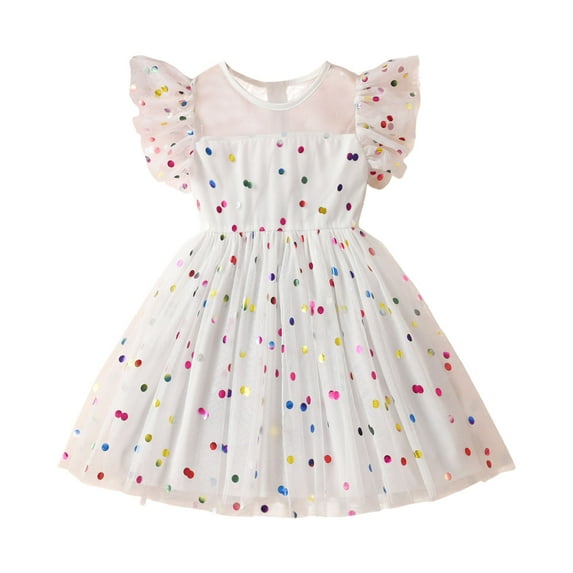 Angala Child Kids Girls Short Sleeve Catoon Prints Princess Dress ...