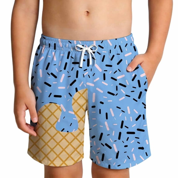 Angala Child Shorts Graphic Print Shorts Elastic Waist Summer Fashion ...