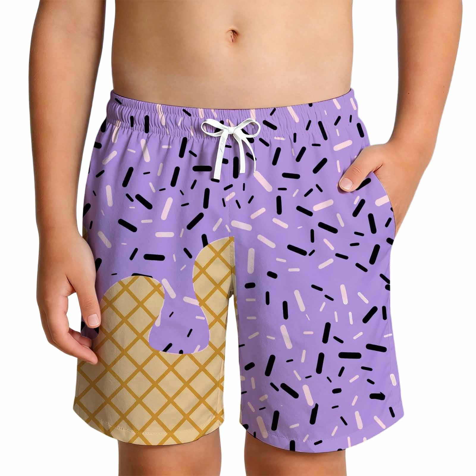 Angala Child Shorts Graphic Print Shorts Elastic Waist Summer Fashion ...