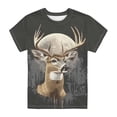 Angala Child T Shirts Animal Print Summer Shirts Crew Neck Short Sleeve ...