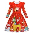 Angala Christmas Child Xmas Girls Dresses Party Dance Kids Christmas ...