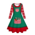 Angala Christmas Kids Toddler Baby Girls Spring Autumn Print Christmas ...